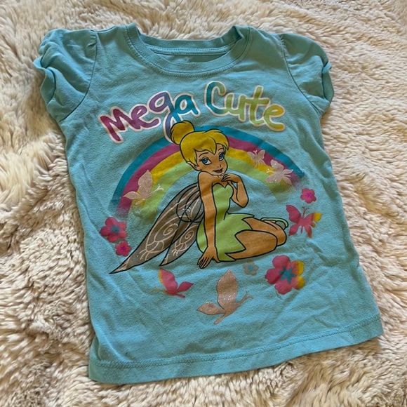 Disney | Shirts & Tops | Disney Retro Tinkerbell Tinkerbelle Mega Cute ...